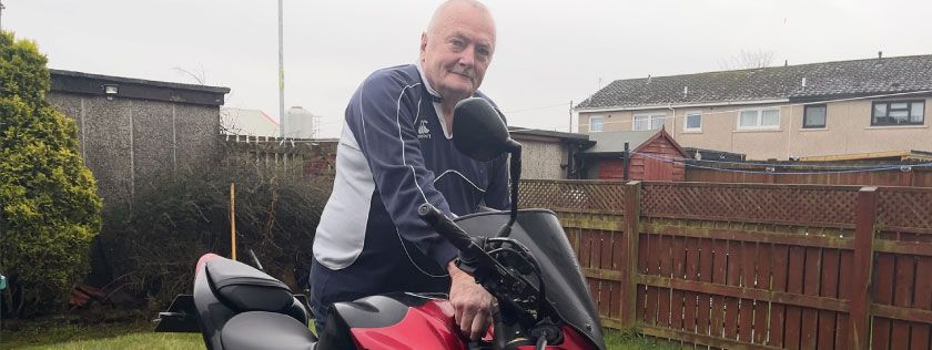 Biker With Broken Neck Recovers With Digby Brown Support | Digby Brown